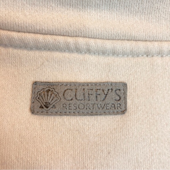 Cuffy’s | Jackets & Coats | Cuffys Resort Wear Cream Full Zip Fleece ...